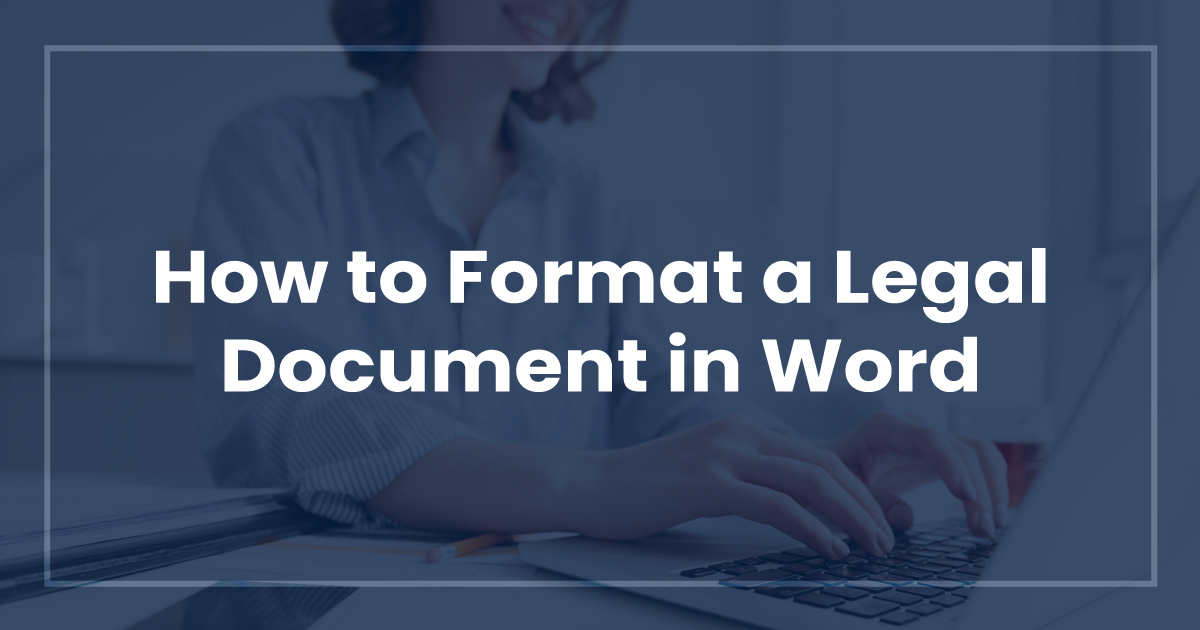 How to Format a Legal Document in Word - LawRank